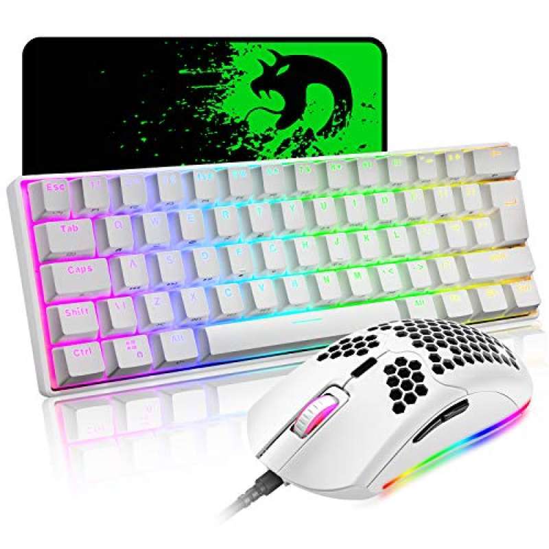 Jual Keyboard Gaming Mekanik dan Kombo Mouse Honeycomb Ringan dengan ...