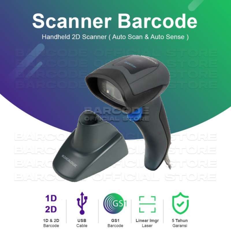 Promo DATALOGIC SCANNER BARCODE QD-2430 / QD2430 2D / 2 DIMENSI E ...
