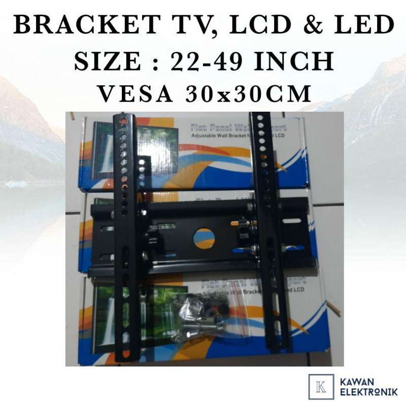 Jual Bracket Tv Lcd Led 22-49 Inch Vesa 30x30cm Di Seller Kawan ...