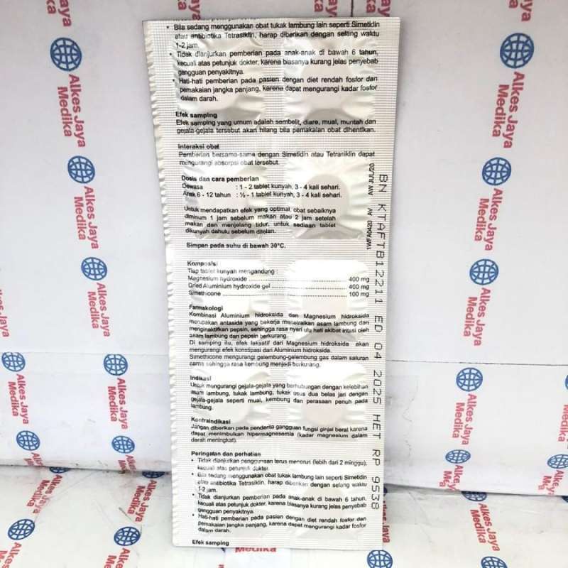 Jual Anflat Isi 10 Tablet - Obat Maag Di Seller Alkes Jaya Medika ...