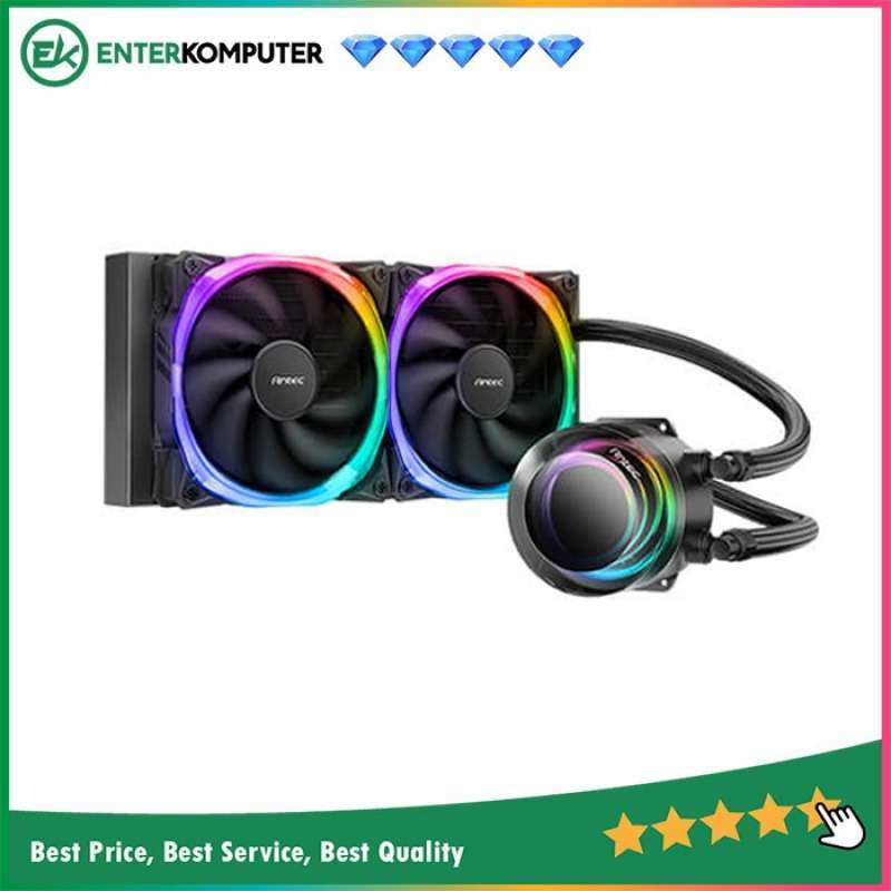 Jual Antec Vortex 240 Argb Liquid Cooler - 120 Pwm Argb Fan Di Seller ...