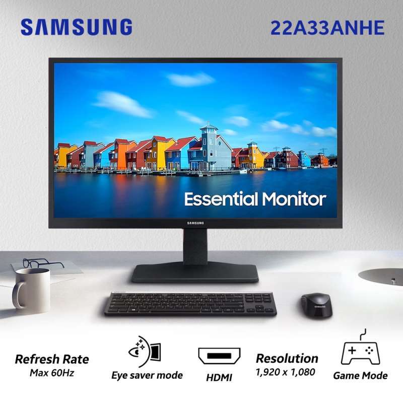 Jual Samsung Monitor LED 22' LS22A33ANHEX Full HD di Seller POWER STORE ...
