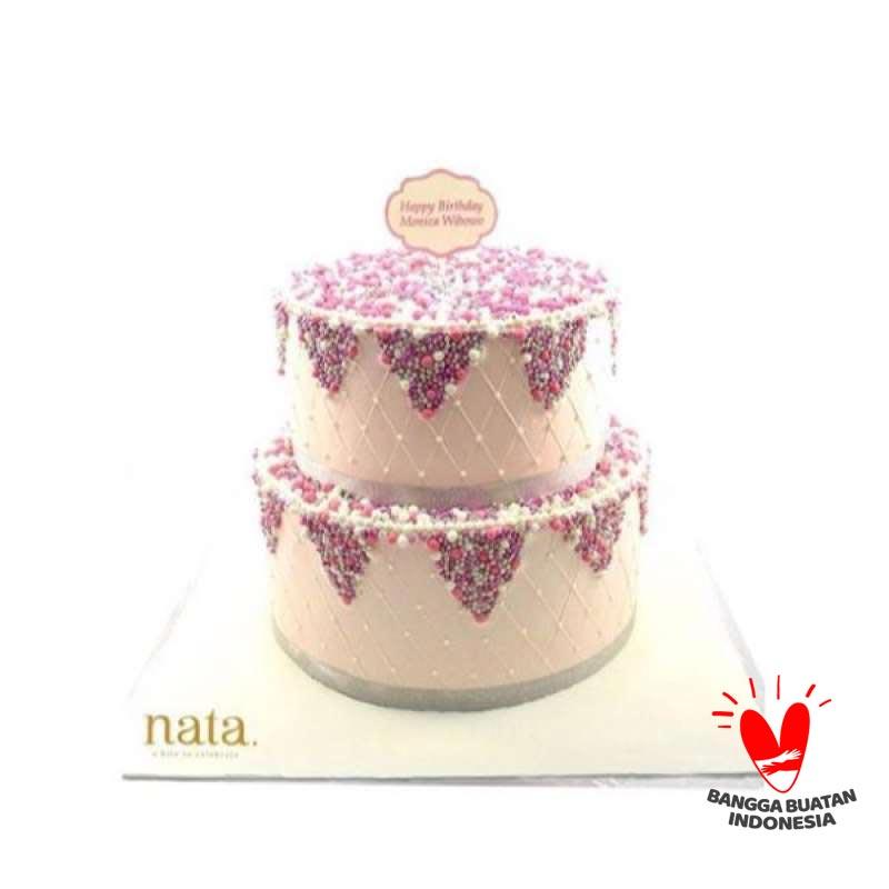 Jual Nata Cake Kue Tart Butter Cream 561(ukuran Atas 14 Cm Ukuran Bawah ...