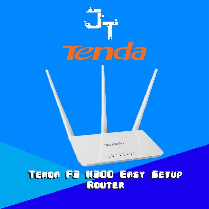 Jual Tenda F3 N300 Easy Setup Wireless Router 4-in-1 Function (router ...