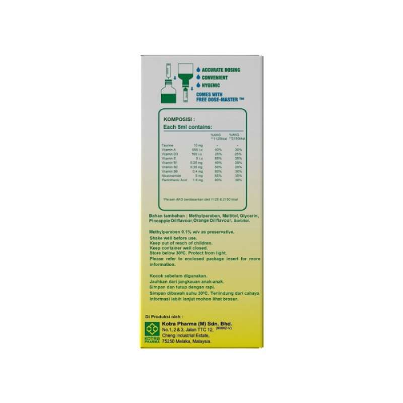 Jual Appeton Taurine Syrup 60 Ml (bundle 2 Botol) Di Seller Anes Medika ...