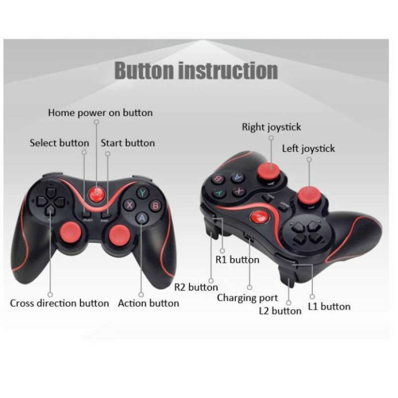 Jual X3 Gamepad Bluetooth Joystick Hp Android Smartphone / Tv Box Di ...