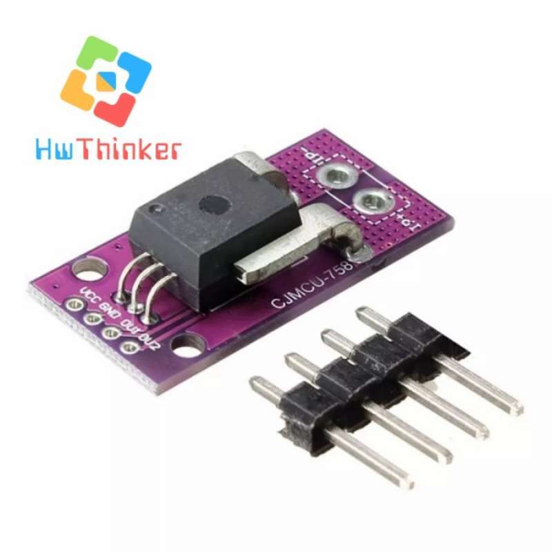 Promo Modul Sensor Arus Hall Current Sensor 100A Acs758 Ac Or Dc For ...