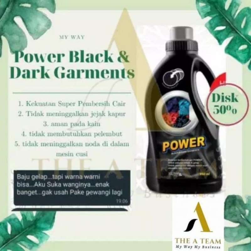Jual Murah Deterjen My Way Power Black Dan Dark Garment Deterjen Jeans ...