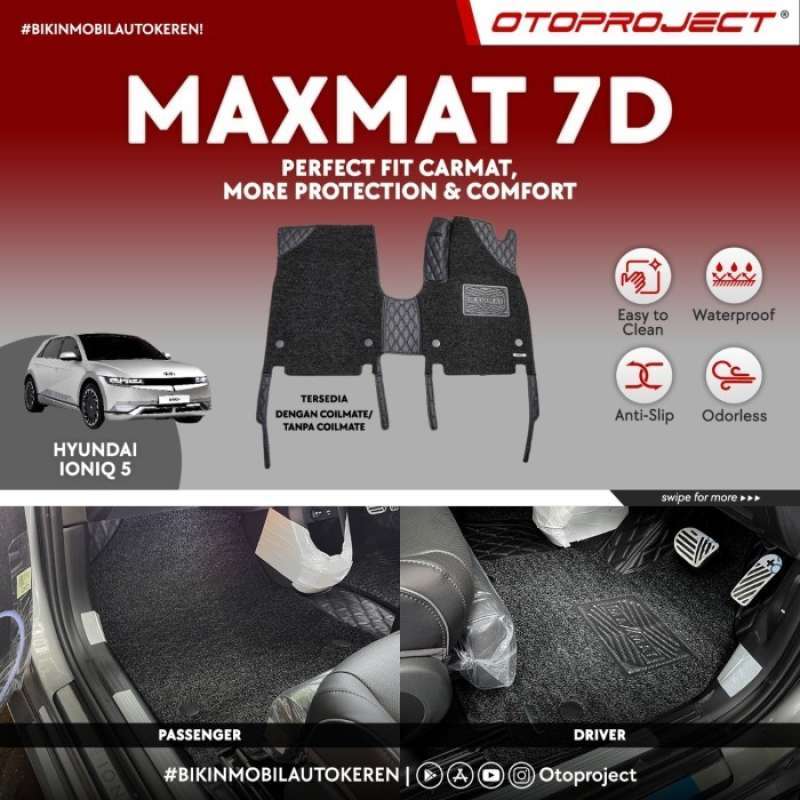 Jual Karpet Mobil Hyundai Ioniq 5 MAXMAT 7D Otoproject With Coilmat di ...