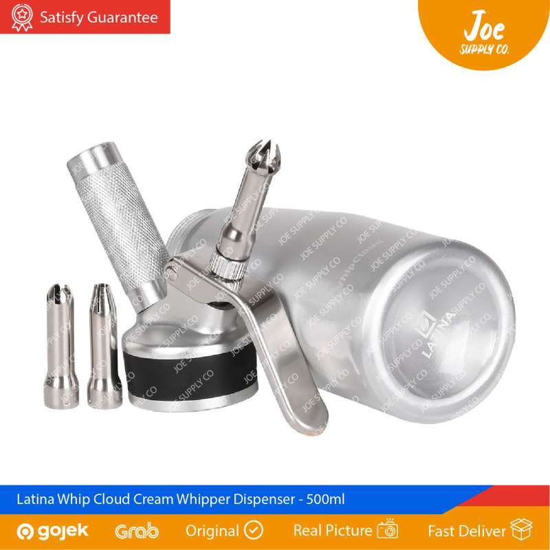 Jual Latina Whip Cloud Cream Whipper Dispenser 500 Ml / Botol Whipped ...