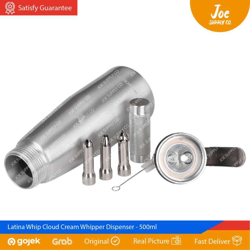 Jual Latina Whip Cloud Cream Whipper Dispenser 500 Ml / Botol Whipped ...