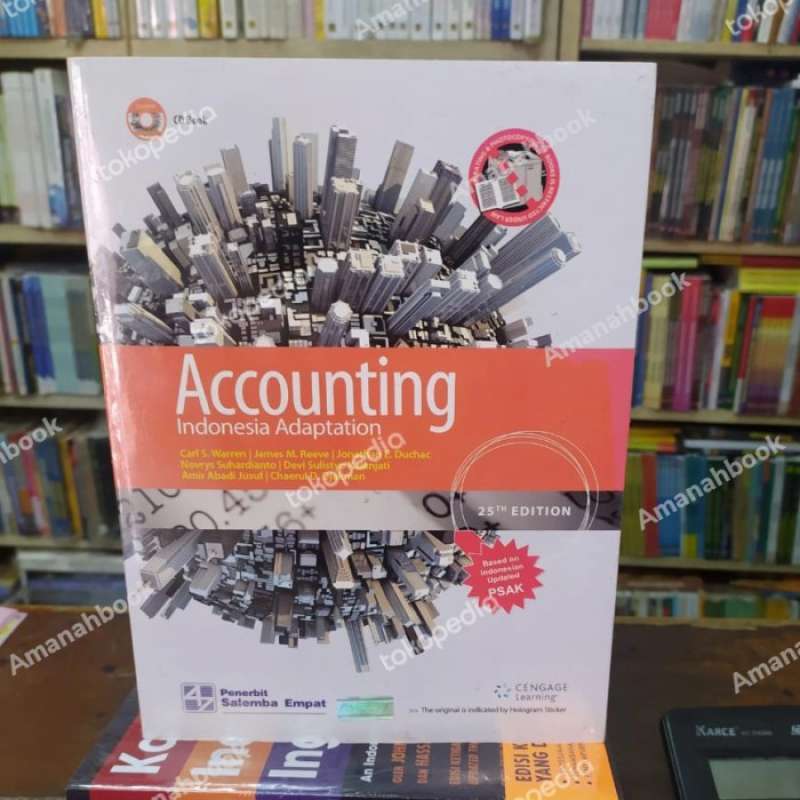 Promo Accounting Indonesia Adaptations PSAK + CD Book - Carl Warren Ori ...