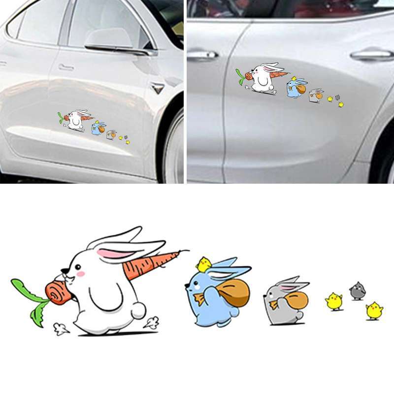 Jual Bunny Car Stickers Car Window Decals Graphic for Cars Windows ...