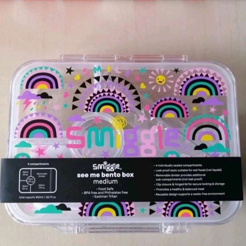 Jual Smiggle See Me Bento Box Medium Di Seller All In One Solution ...