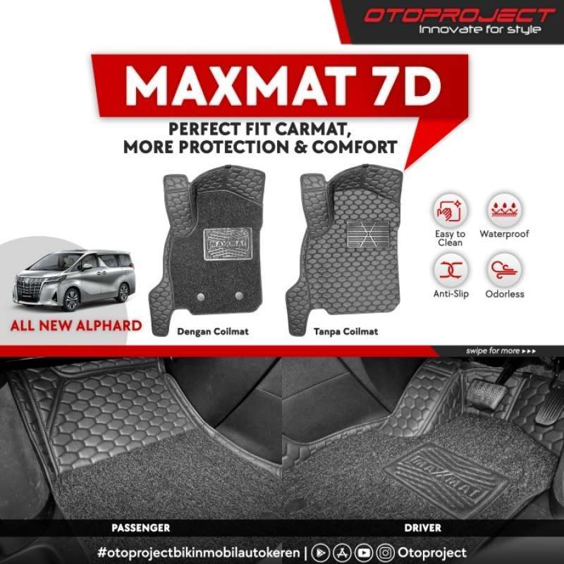 Jual Karpet Mobil All New Alphard Maxmat 7d Otoproject Tanpa Coilmat Di ...
