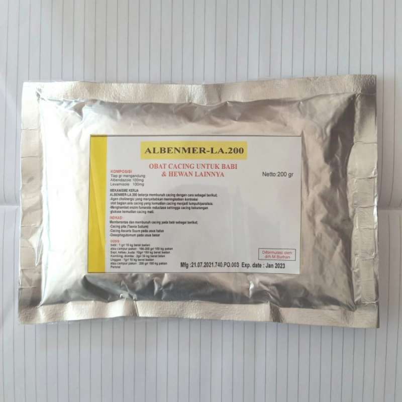 Promo Albenmer-La.200/Obat Cacing Untuk Babi Dan Hewan Lainnya Diskon ...