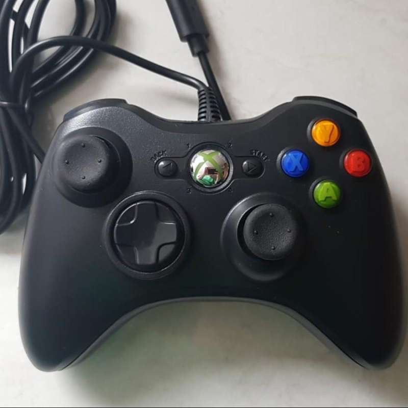 Jual Stick Xbox Wired Black For Pc/console Xbox (xbox Controller ...