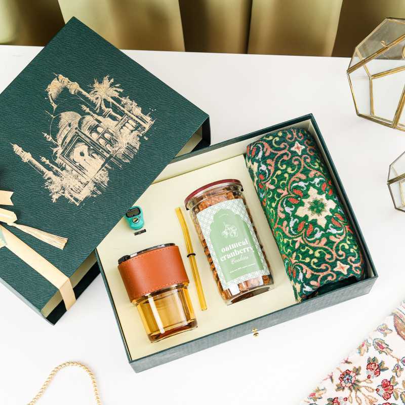 Promo [taj] Hampers Idul Fitri Premium Dengan Hard Box Parcel Sajadah ...