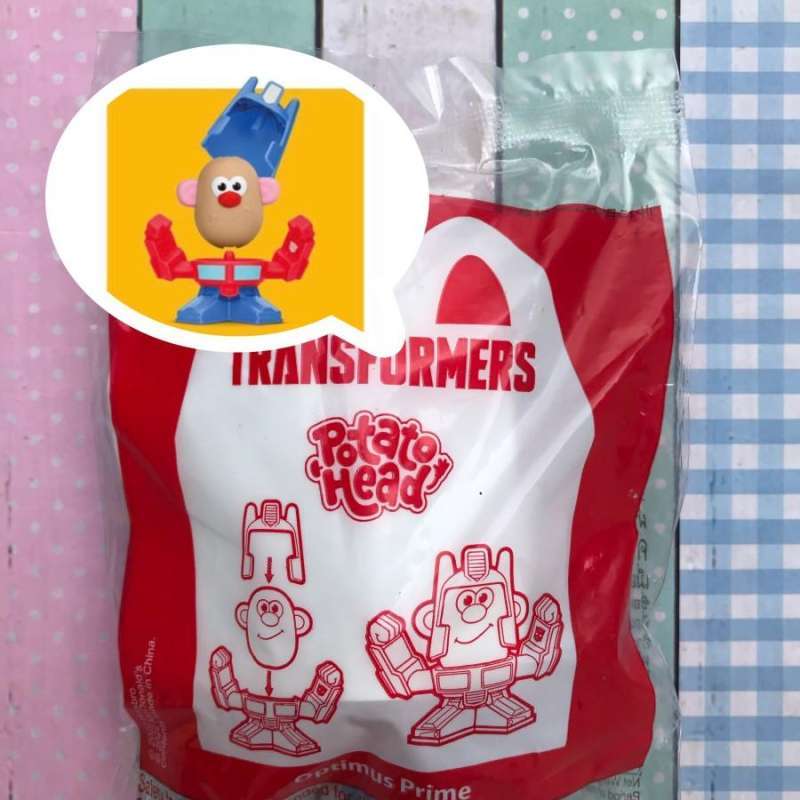 Jual Mainan Happy Meal McD Potato Head Transformers My Little Pony segel - Pinkie Pie di Seller ...