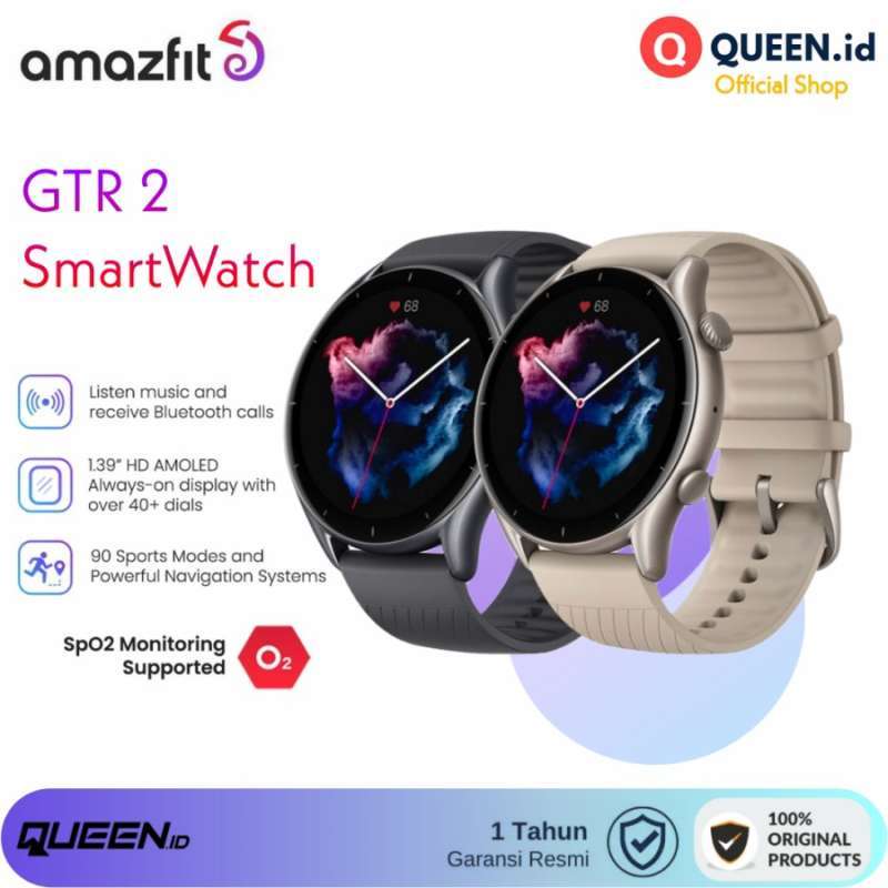 Jual Amazfit GTR 2 Smart Watch Sport Classic - Smartwatch GTR2 AMOLED ...