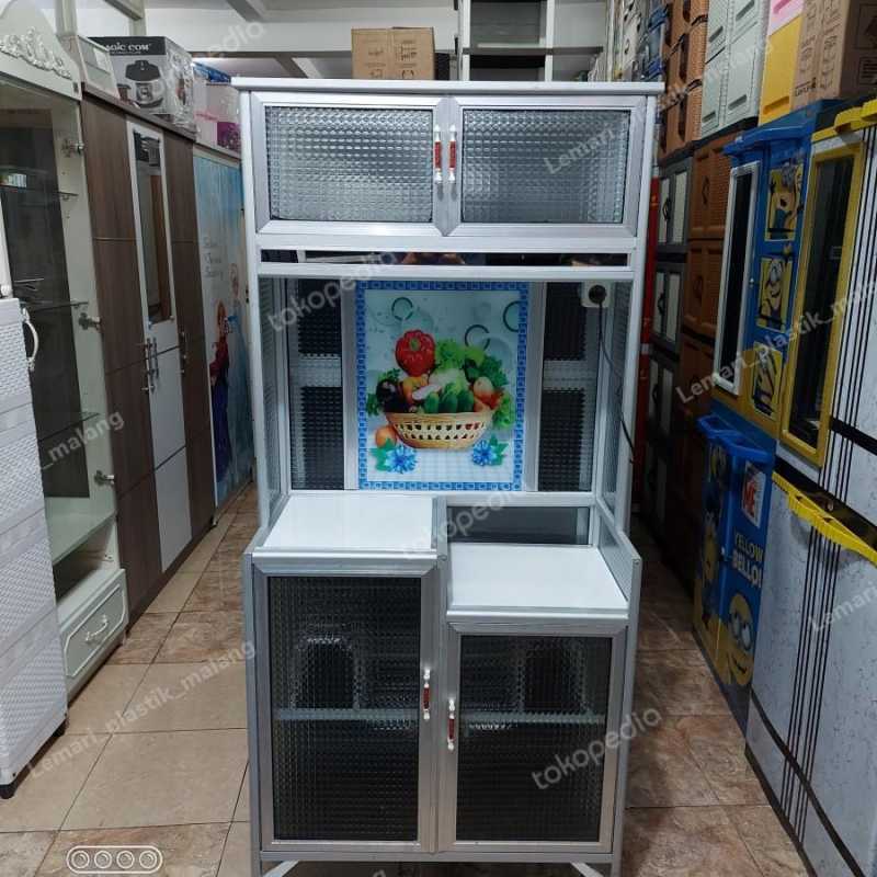 Jual lemari piring aluminium 2 pintu di Seller Lemari plastik malang ...