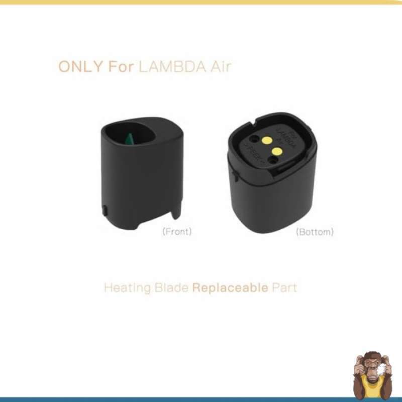 Promo LAMBDA CC AIR 2022 HEAT NOT BURN WITH REPLACABLE TITANIUM ROD / BLADE Diskon 50% di Seller ...