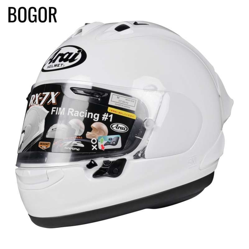 Jual ARAI RX-7X FIM RACING WHITE - BOGOR di Seller Blibli.com ...
