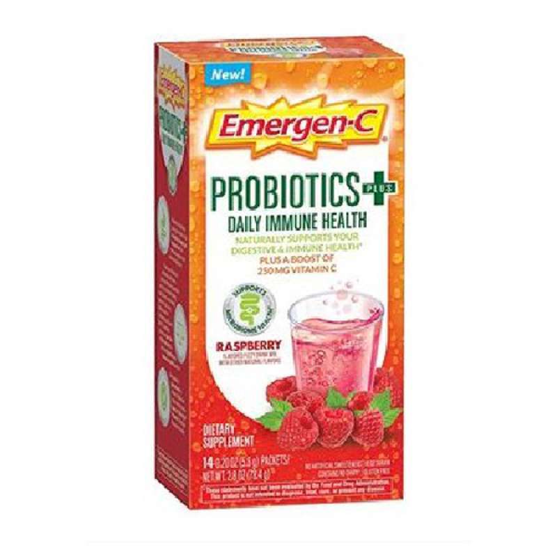 Jual Emergen C Probiotics Raspberry 14 Count Di Seller Herbspro Idn United States Blibli