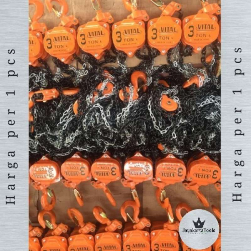 Jual Takel Hand Chain Block Vital Capacity 2 Ton X 12m Made In Japan Di ...