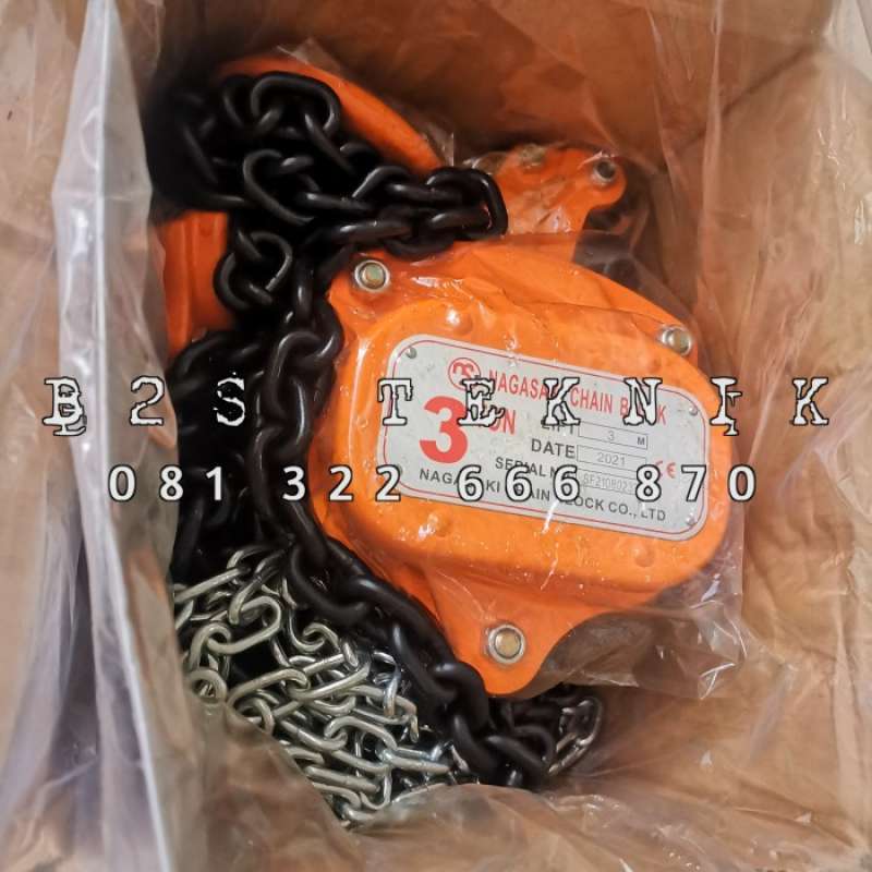 Jual Nagasaki Chain Block Takel 3 Ton X 15 Meter Original Japan Di ...
