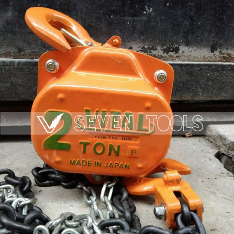Promo takel 2 ton X 15 meter VITAL Chain block VP5-20 kerekan manual ...