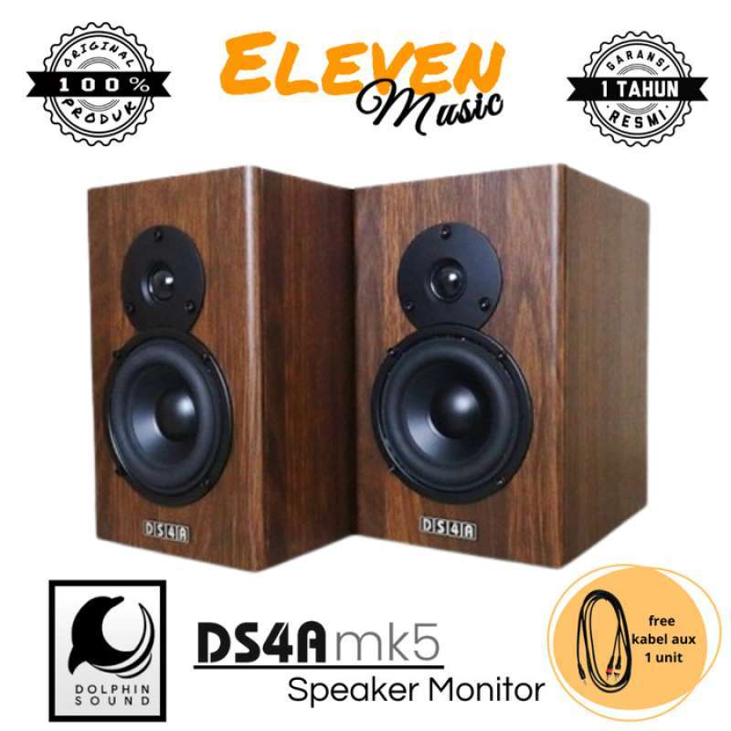 Jual Speaker Flat Monitor Dolphin Sound Ds4a Ds-4a Mk5 Di Seller Gamma ...