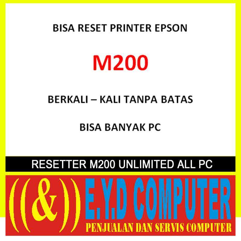 Jual Epson M200 Ressetter Printer Software (unlimited/all Pc/full Versi ...