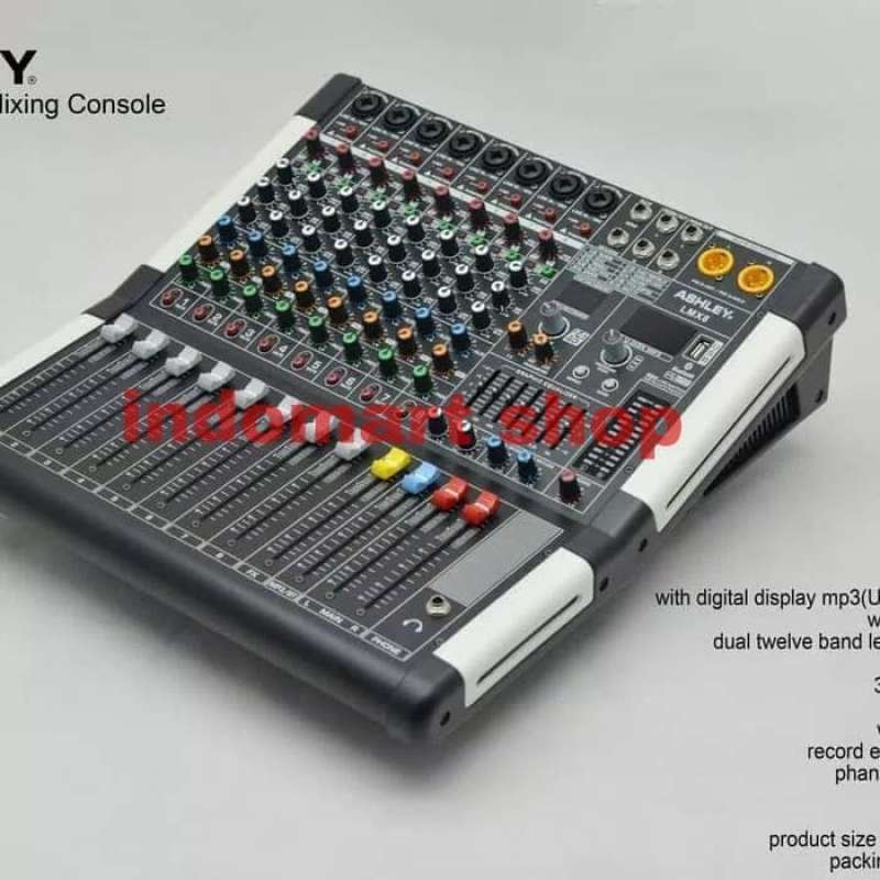 Jual Mixer Ashley Lmx 8 Effect 99 Dsp ( 8 Channel ) Original Di Seller ...