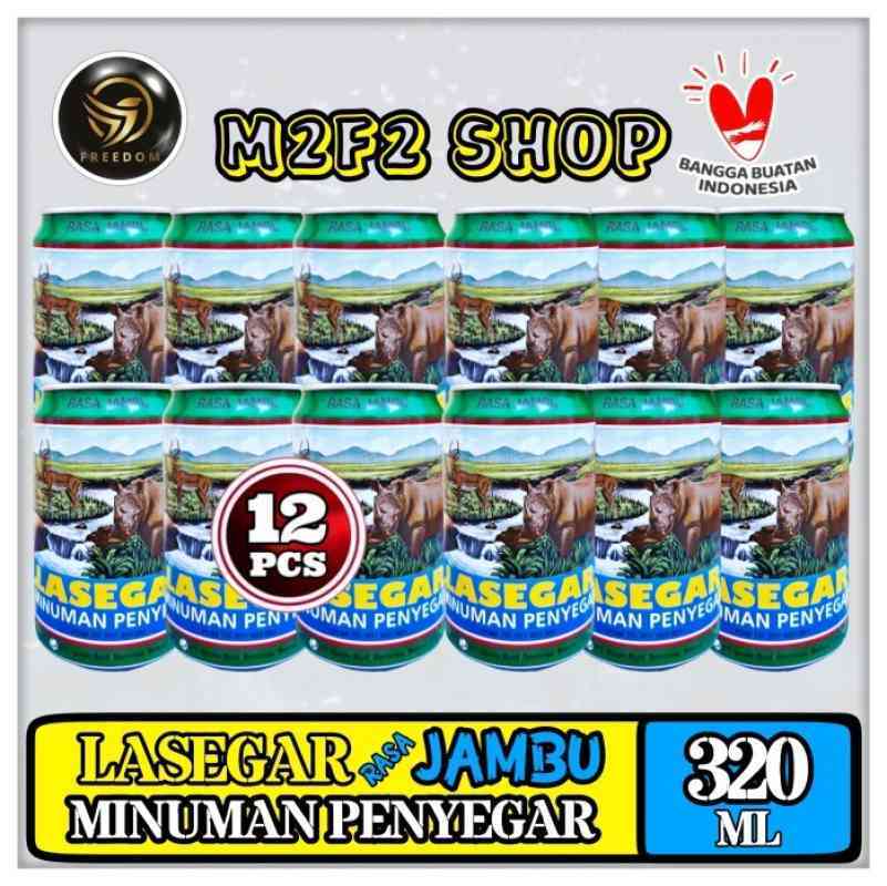 Promo LASEGAR Minuman Penyegar Rasa Jambu Kaleng - 320 ml (Kemasan 12 ...