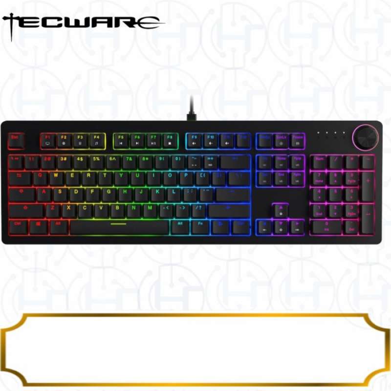 Promo Tecware Spectre PRO RGB Mechanical Keyboard Brown Switch Volume ...
