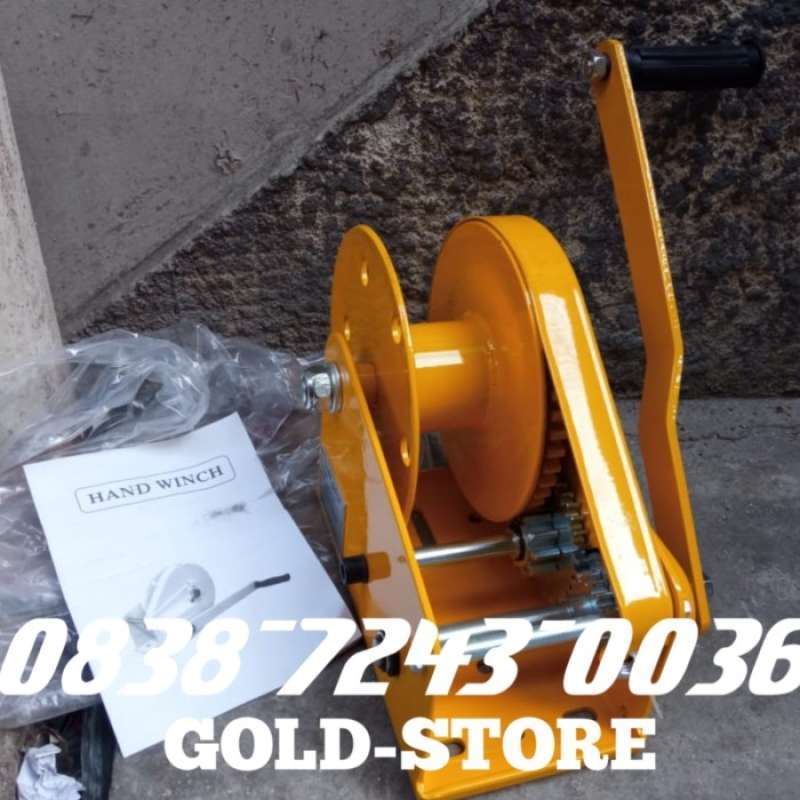 Jual Kerekan Katrol Manual 1200 Kg Hand Winch 2600 Lbs Di Seller Vexana ...