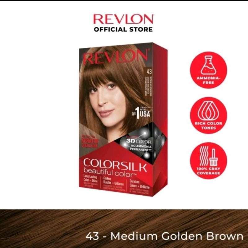 Jual Revlon Colorsilk Hair Color Cat Rambut Pewarna Rambut Tanpa Amonia ...