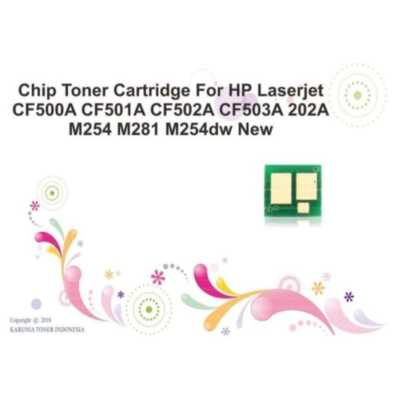 Jual Chip Toner 202A CF500A CF-500A CF500 CF501A CF502A CF503A CMYK ...