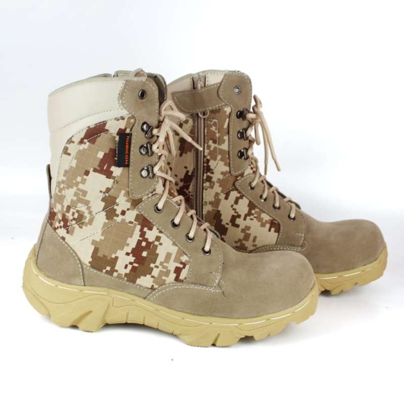 Jual RUBICON-SEPATU BOOTS PRIA SAFETY UJUNG BESI TACTICAL RUBICON ...
