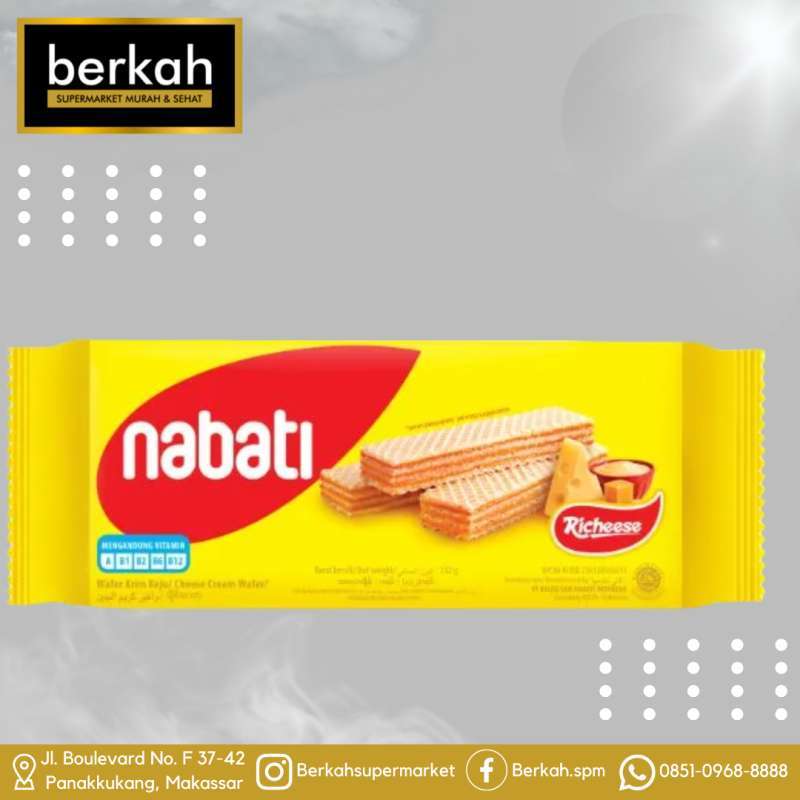 Jual Richeese Nabati Wafer 132 Gram Di Seller Berkah Supermarket ...