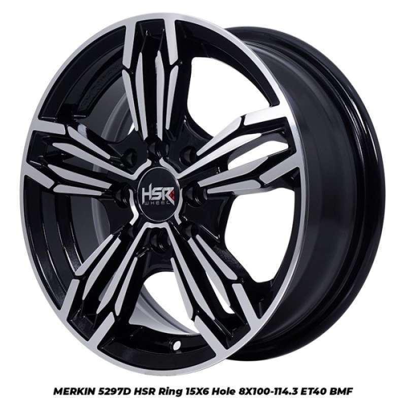 Jual Velg HSR MERKIN Ring 15 Cocok Dipakai Untuk Mobil Wuling Air ev di Seller Alice Otoparts ...