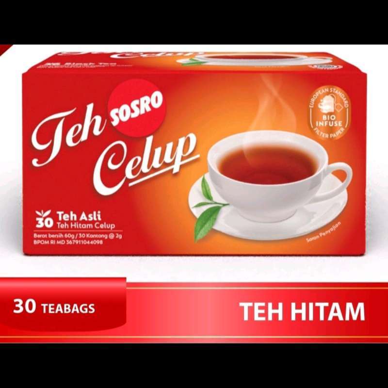 Jual TEH CELUP SOSRO TEH CELUP 30pcs di Seller JaVa Land Store ...