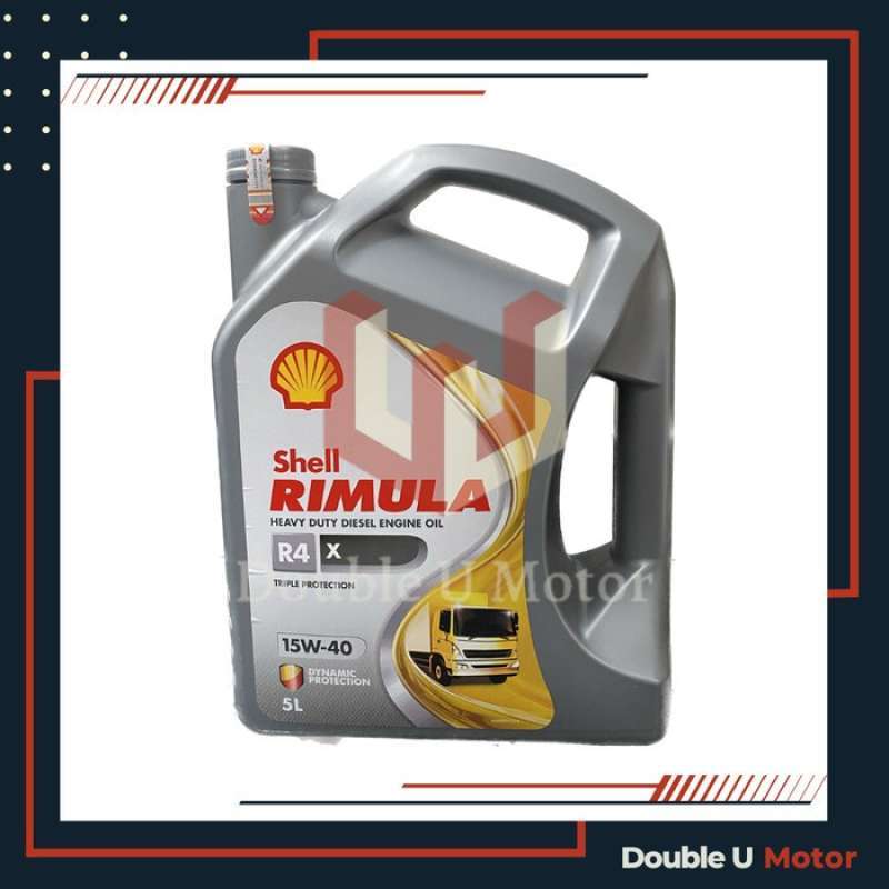 Promo Shell Rimula R4X 15W 40 5Liter/Oli Mesin Diesel Oil R4 X 15W40 5 ...