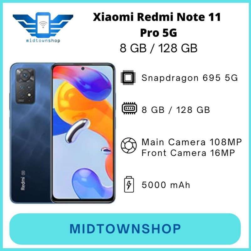 Jual Xiaomi Redmi Note 11 Pro 5g 8/128gb Ram 8gb Rom 128gb - Garansi ...