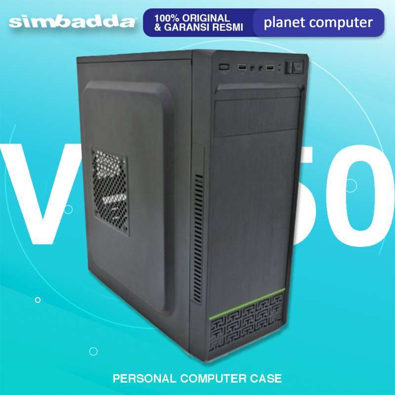 Jual CASING PC SIMBADDA SIM V-3150 Inlude PSU 380W di Seller Planet Computer Official Store ...