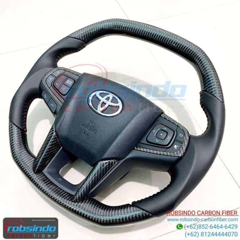 Promo Stir Setir Steering Wheel Innova Reborn Carbon Diskon 26% di ...