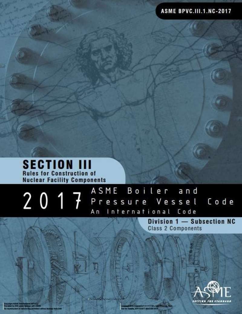 Promo Buku Standard ASME BPVC Section III NC - Class 2 Components ...