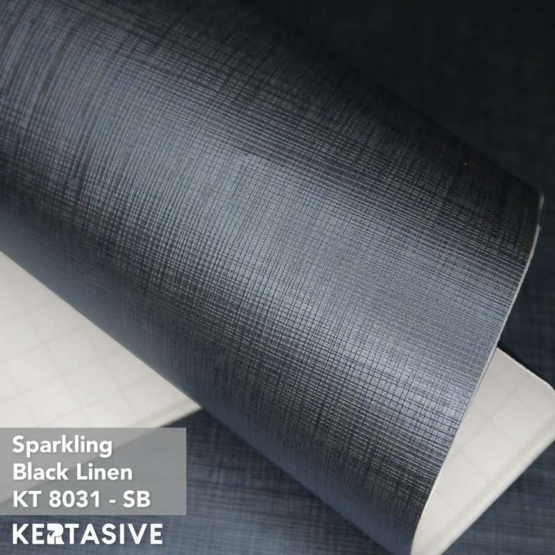 Jual KERTASIVE Sparkling Black PVC Interior Film Pelapis Furniture [122 ...