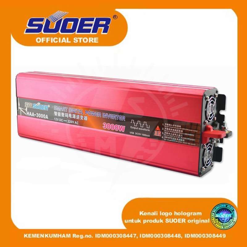 Promo Inverter 3000 Watt / 12 Volt ( 3000w / 12v ) Haa 3000 Digital ...